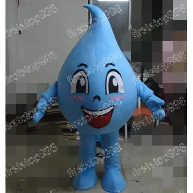 Adorable Water Drop Mascot Costume - Pink/Blue Cartoon Anime Character ...