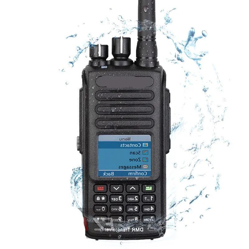 Water Resistant Walkie Talkie: DMR Digital Two Way Radio With Earpiece ...