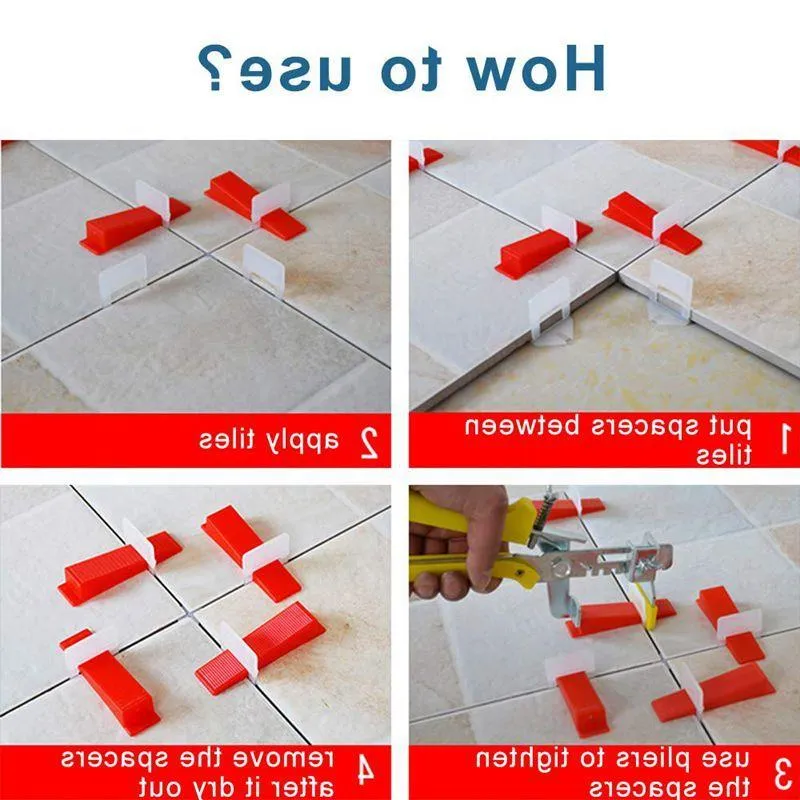 DHgate.com:Tile Leveling System - 200Pcs 1/16 Inch Spacers, 100Pcs ...