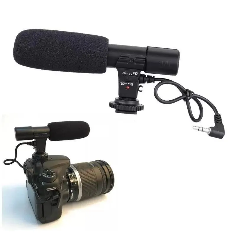 High Quality MIC/DV Stereo Dslr Microphone For Canon EOS 5D Mark III ...