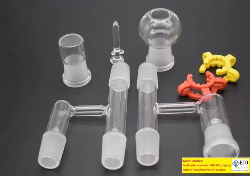 14mm 18mm Male Female Glass Oil Reclaimer Kit Glass Adapter With Nail ...