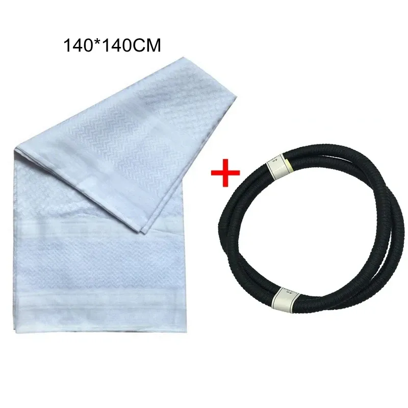 Keffiyeh Arab Arabic Head Scarf Male With Aqel Rope Headband Turban ...