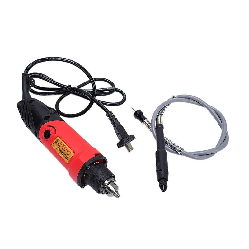 Mini Cordless Drill 240W Rotary Power Tool With Abrasive Grinder Bits ...