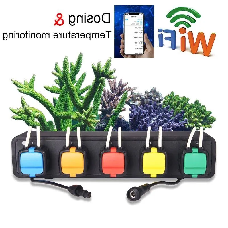 WiFi Programmable Peristaltic Dosing Pump - Marine Aquarium, Coral Reef ...