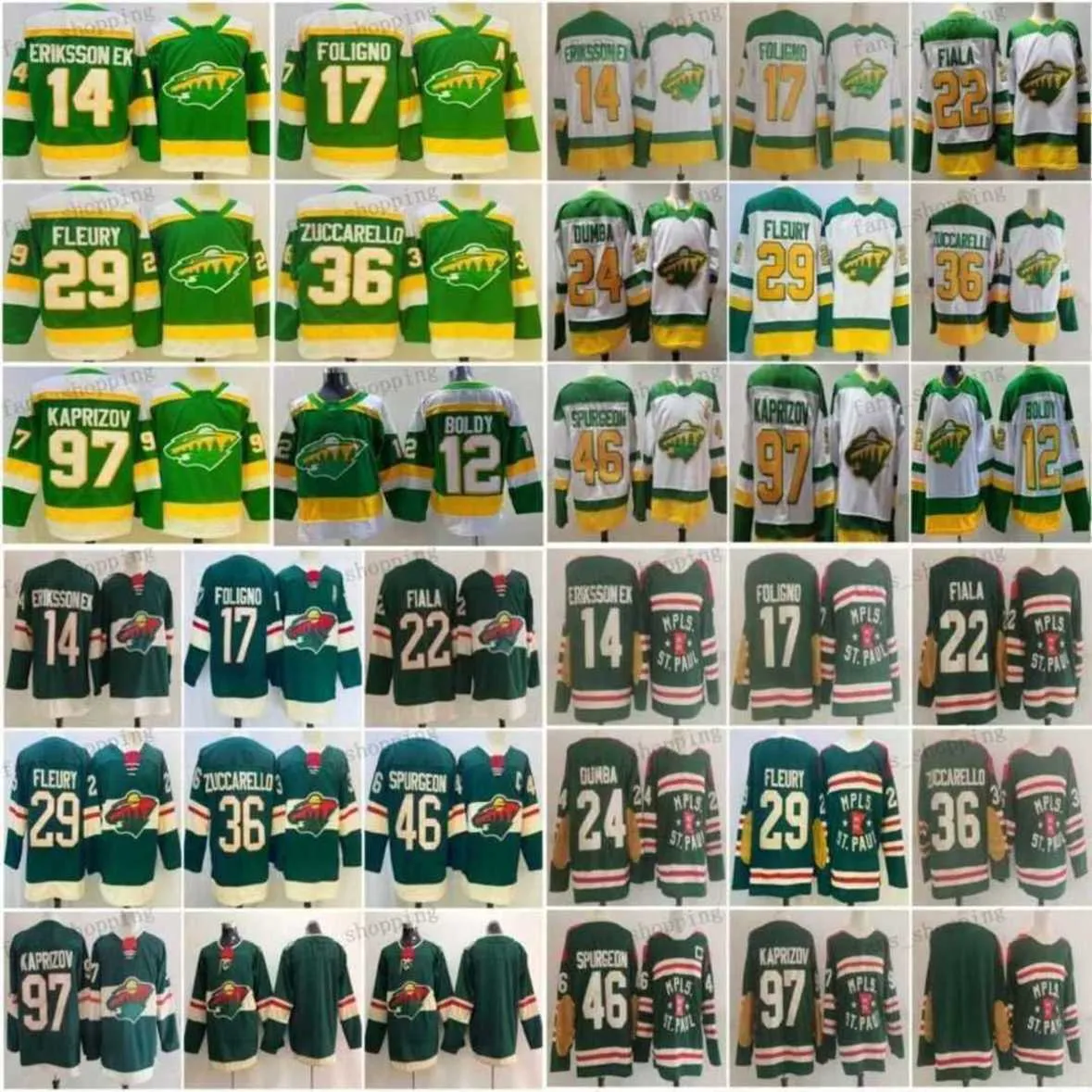 Minnesota Wild 2024 Reverse Retro Winter Classic Hockey Jerseys ...