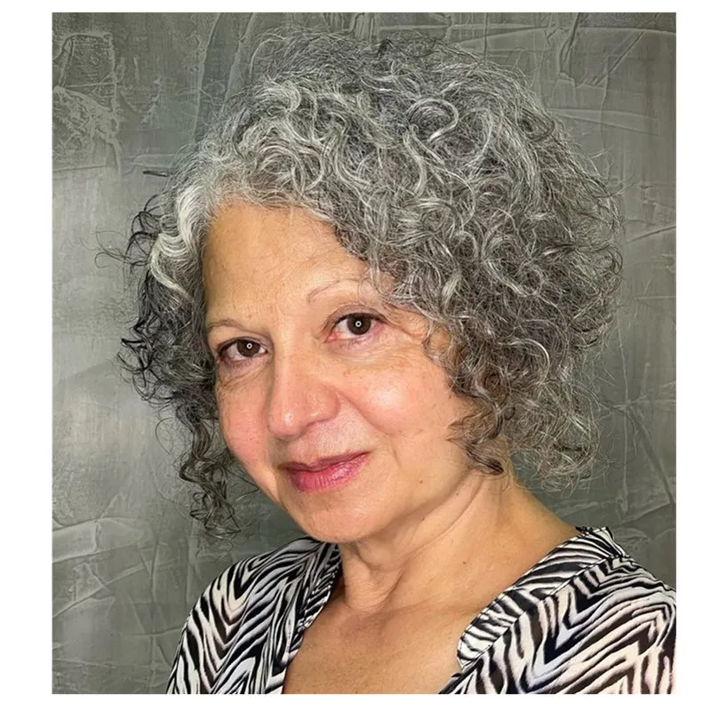 DHgate.com:Gray Human Hair Bob Wigs with 13x1 HD Frontal: Invisible HD ...