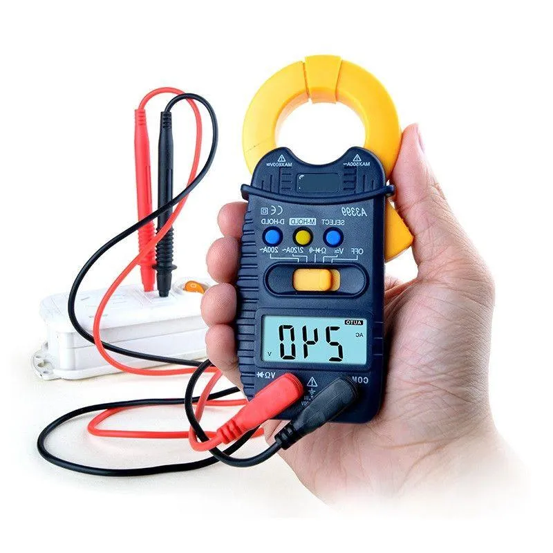 DHgate.com:Mini Clamp Meter - Pocket-Sized Auto-Ranging AC/DC Digital ...