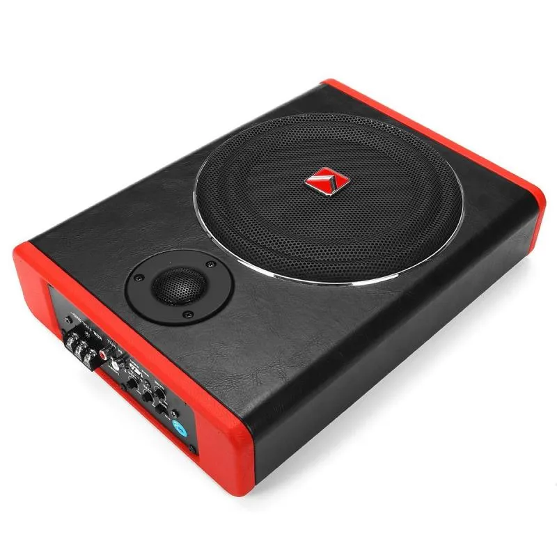 2024 8 600W Car Active Subwoofer With Amplifier Powerful Bass Enclosure ...