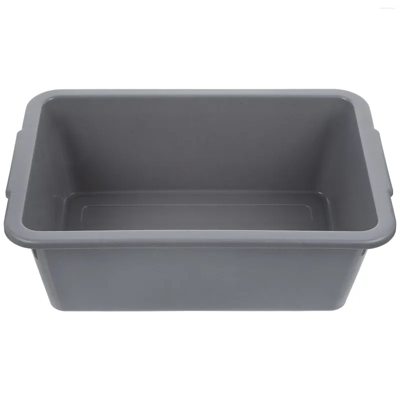 Commercial Bus Tub - Heavy Duty Plastic Rectangular Storage Bin ...