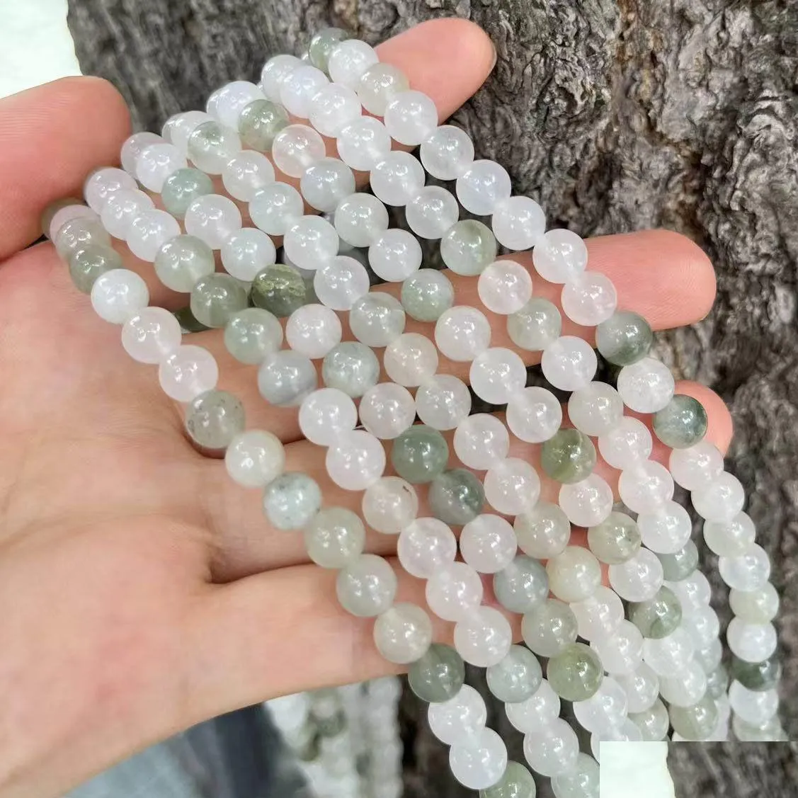 DHgate.com:Ice Jade Loose Beads Jewelry - Round Necklace Bracelet DIY ...