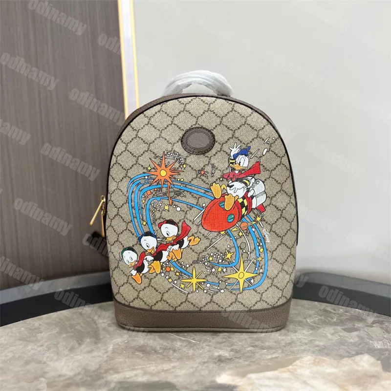 Fashion Cc Backpack Men Designer Backpacks Striped Leather Brand Unisex ...