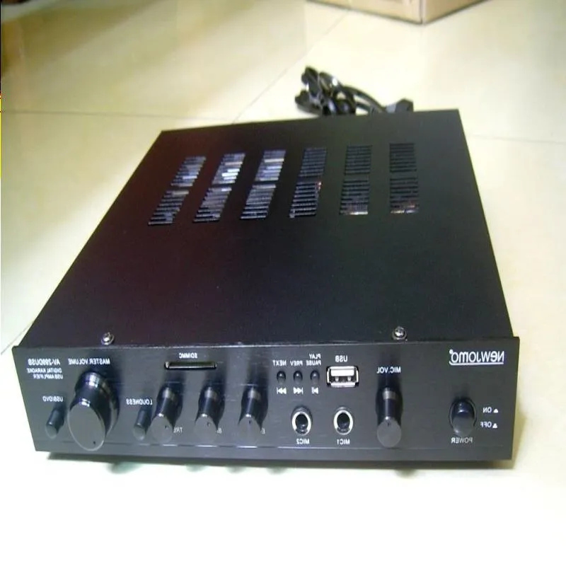 Digital Stereo Amplifier HiFi Audio Receiver 2 Channel 80W2, AUX/USB/SD ...