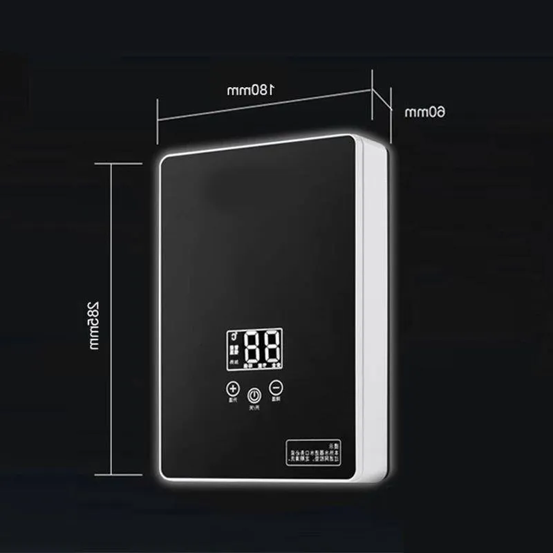 Instant Hot Water Heater - 6000W Tankless Electric System for On-Demand ...