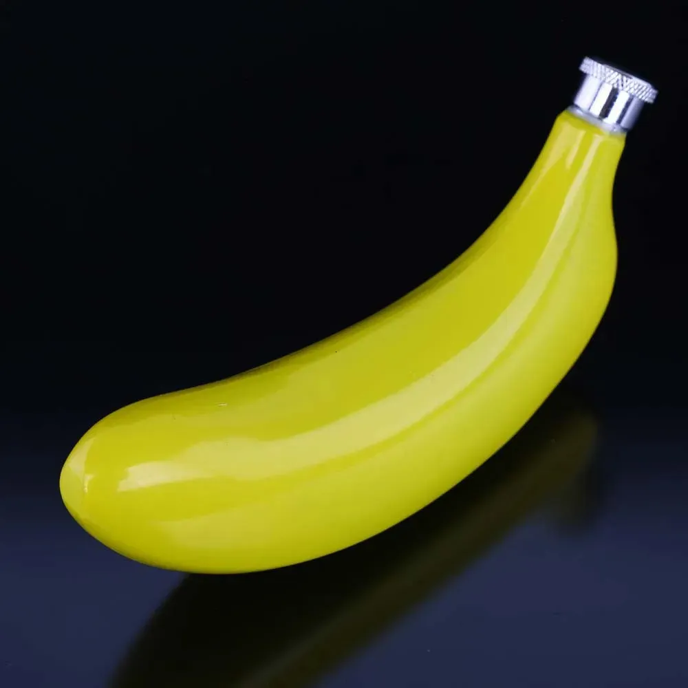 DHgate.com:Hip Flasks Banana Shaped Decanter 5oz 304 Stainless Steel ...