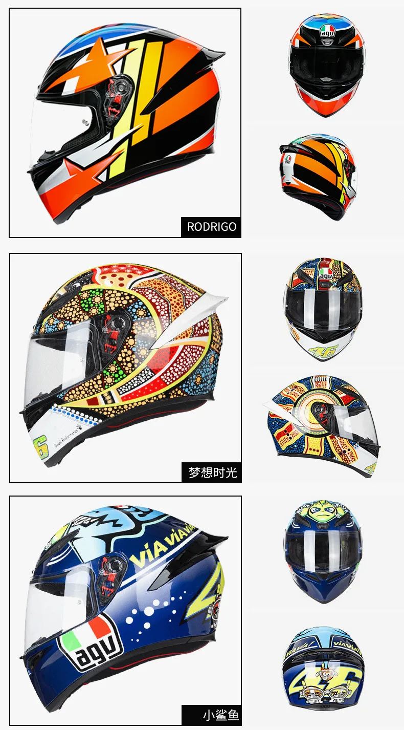 Motorradhelme AGV Integralhelme AGV K1S Neuer Motorradhelm HerrenF UllH ...