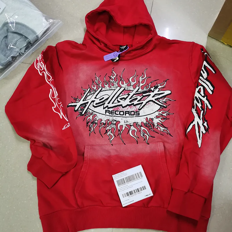 Hellstar Unisex Hip Hop Tracksuit Set With Hoodie And Sweatpants ...