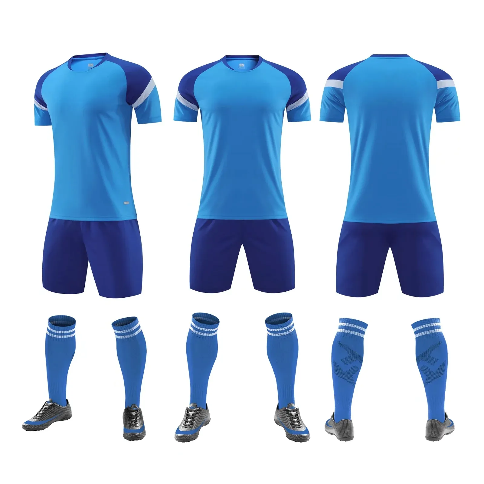 DIY Soccer Jerseys Training Clothes Football Practice Team Uniform Suit ...