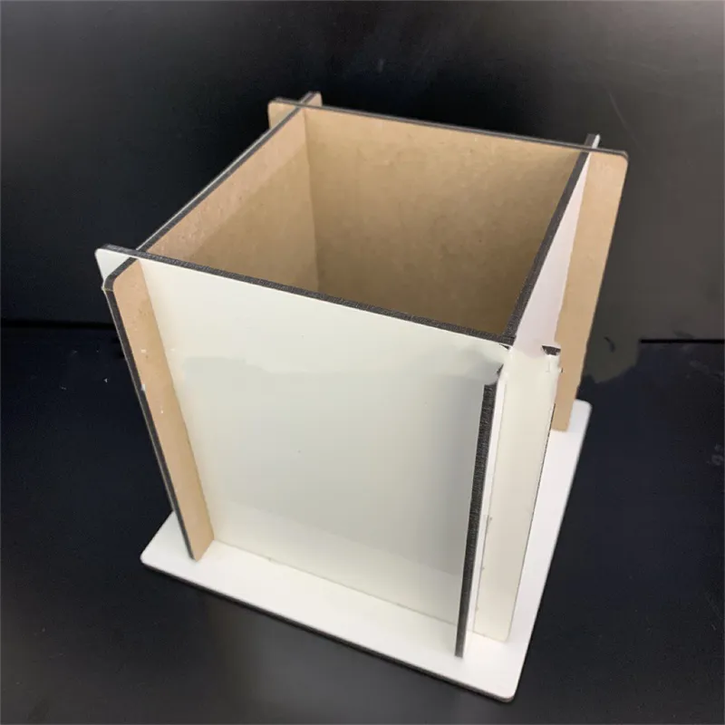 Transparent Flower Pots Sublimation MDF Flower Pot For Thermal Transfer ...