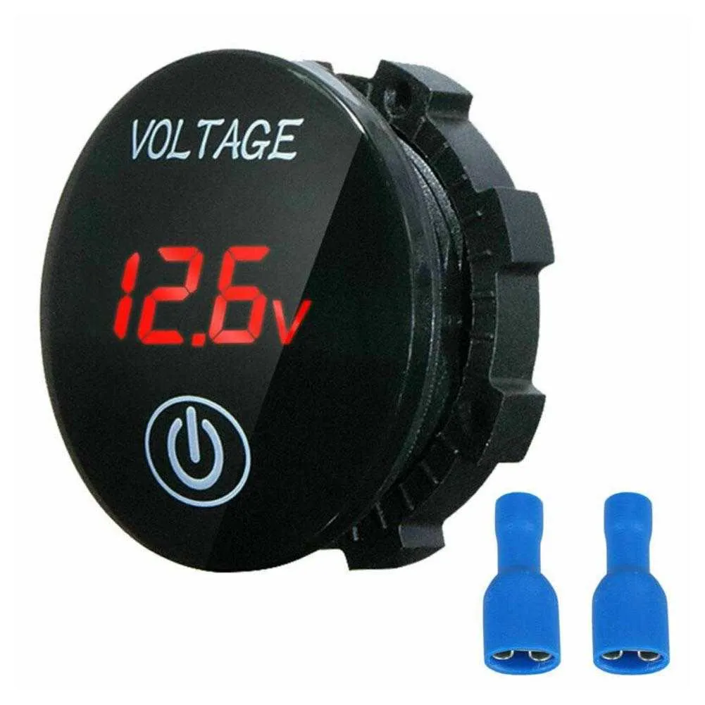 Waterproof Mini LED Panel Digital Volt Outlet Voltage Meter Display ...