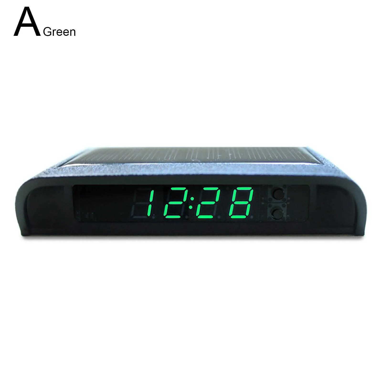Upgrade Auto Digital Clock Car Clock Internal Stick On Digital Solar ...