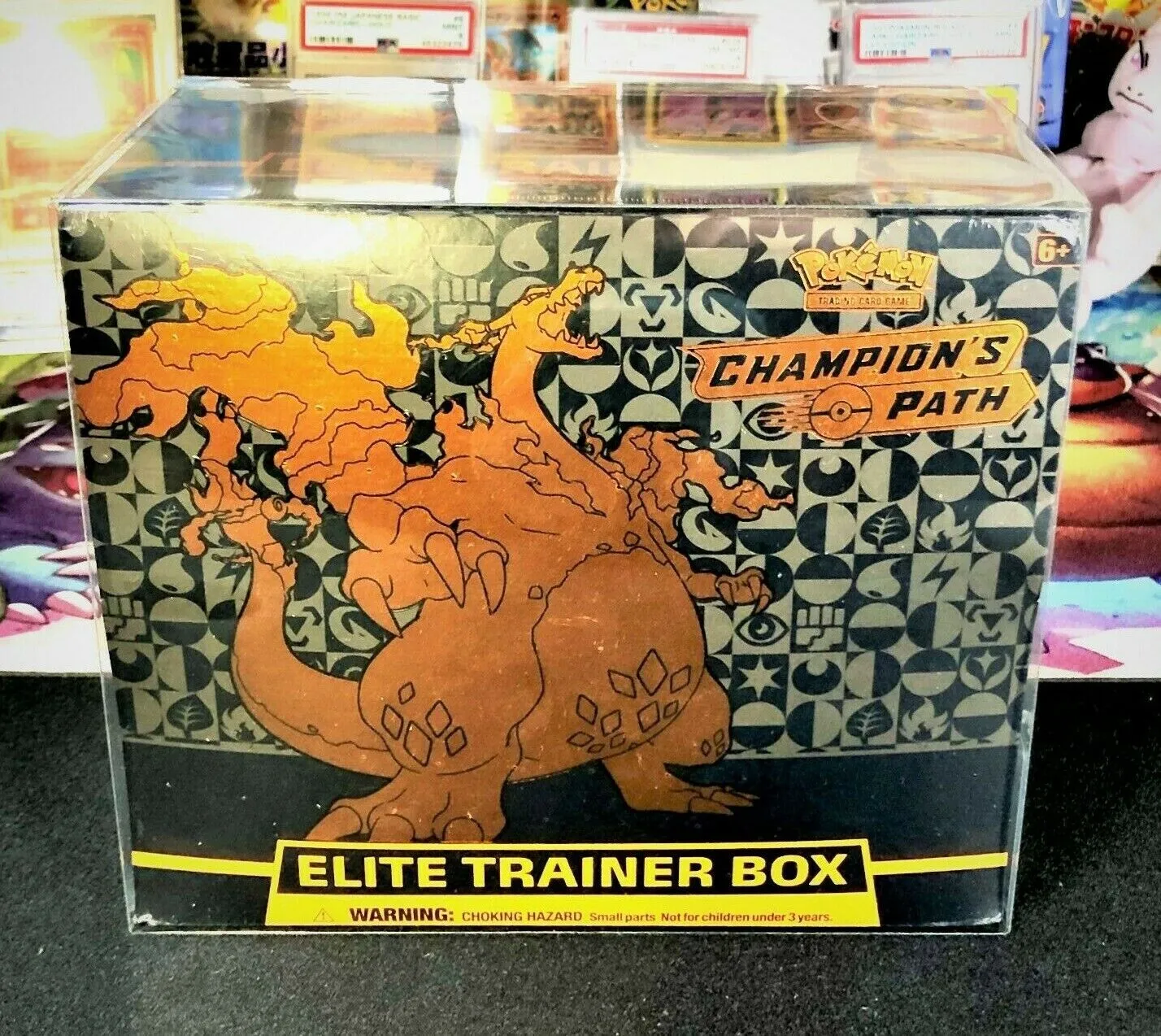 Trading Card Storage Box: Clear Plastic Elite Trainer Box Protector ...