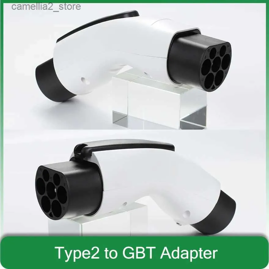 DHgate.com:Tesla Type 2 to GBT EV Charger Adapter, 16A 32A 7KW 22kW 3 ...
