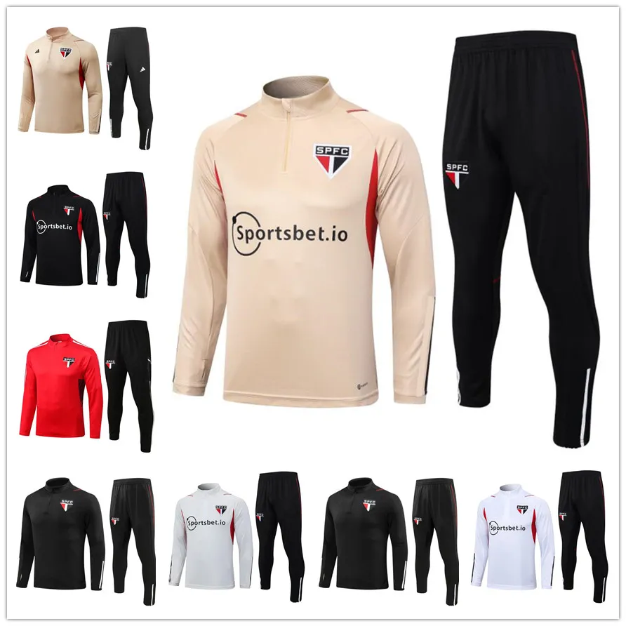 DHgate.com:2023 2024 Sao Paulo Tracksuits Soccer Jerseys Men Kids ...