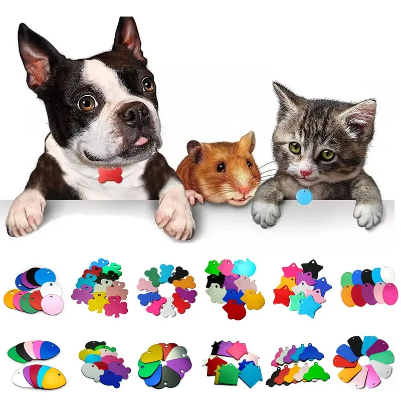 Personalized Pet ID Tags: Durable Aluminum Alloy Dog Tag Identifier for ...