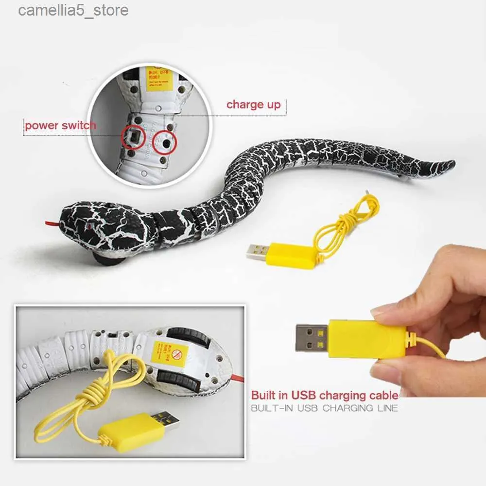 Electric/RC Animals RC Animal Infrared Remote Control Snake Simulation ...