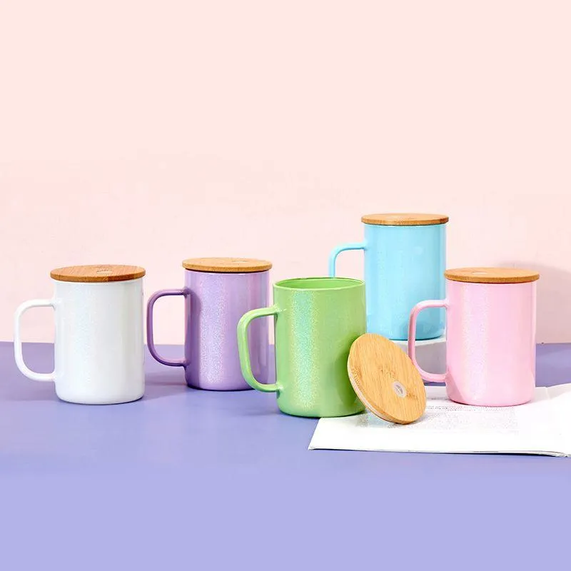 DHgate.com:Wholesale 15oz Custom Logo Coffee Mugs with Bamboo Lid and ...