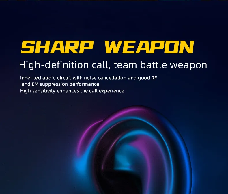 TWS X15 Pro Gaming Earbuds Wireless Earbuds Bluetooth Earphone With Mic ...