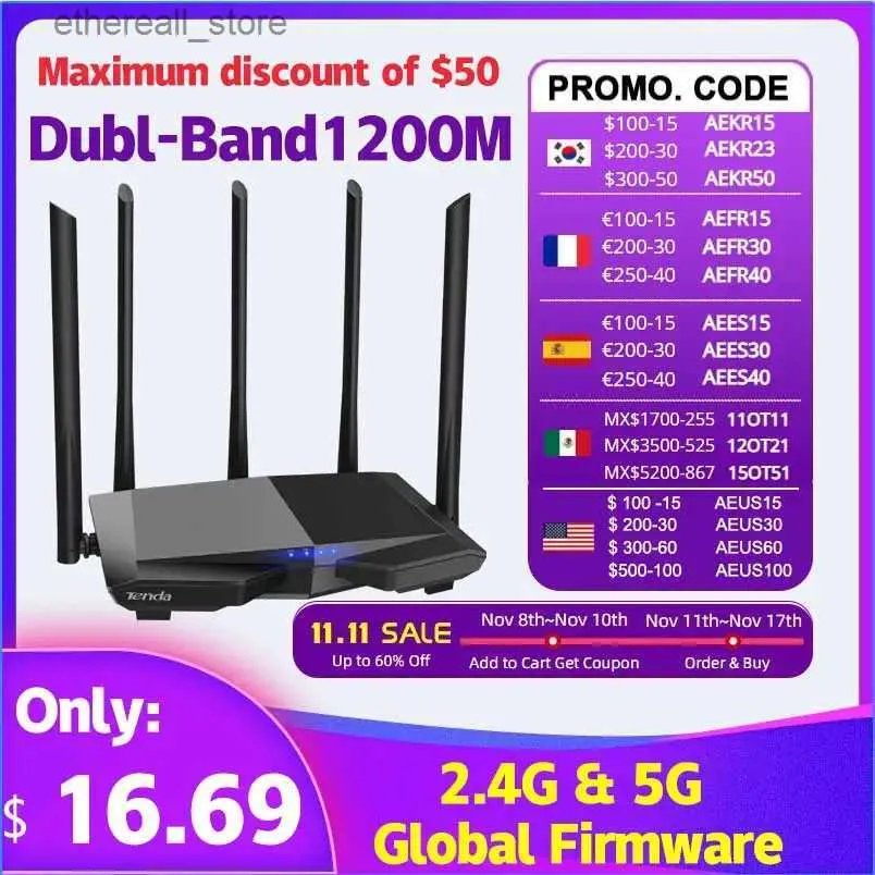 DHgate.com:Tenda AC1200: Dual-Band Wi-Fi Router for Enhanced Home ...