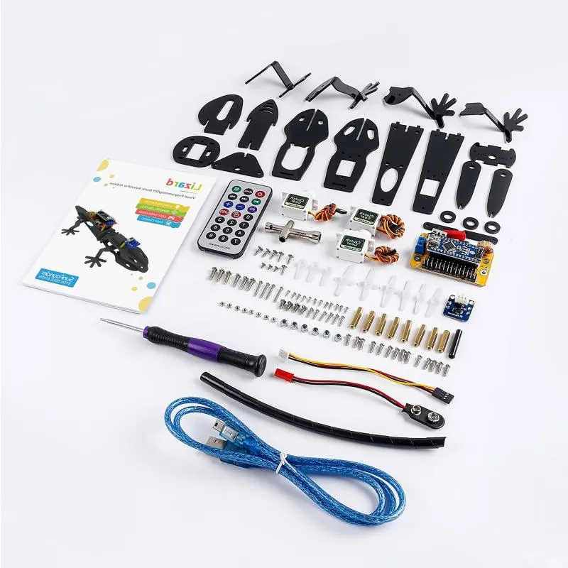 DHgate.com:Educational Robot Kit for Kids Remote Control DIY Toy Visual ...