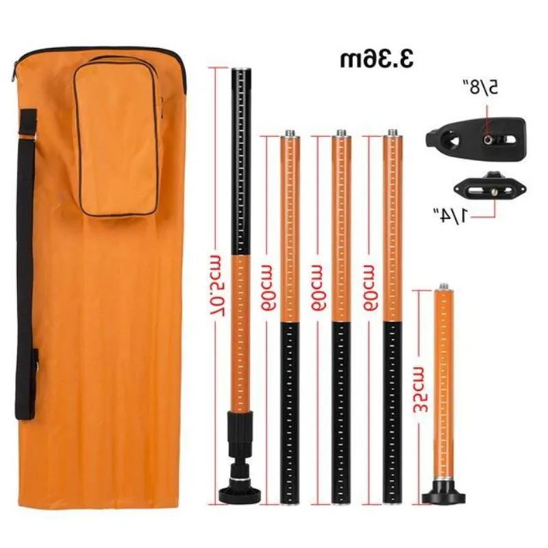 DHgate.com:1/4 and 5/8 Interface Mount Telescoping Laser Level Pole for ...