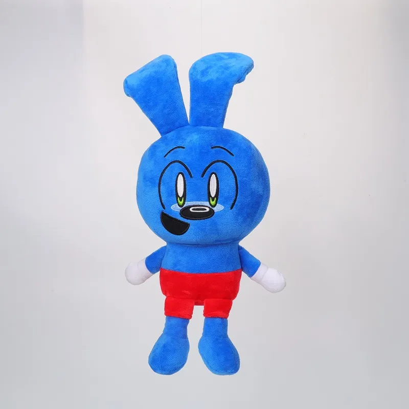 11.8 Inch Plush Rabbit Plunk Sonic Plush Toys Pink/Blue Riggy Design ...