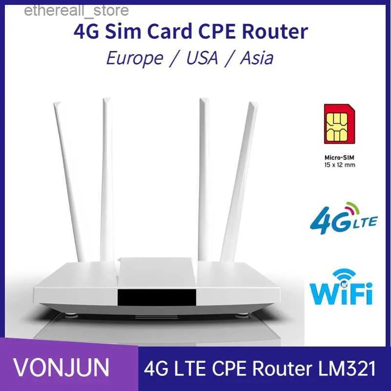 DHgate.com:LC112 4G Wireless Router, 4 Antenna, SIM Card LTE CPE, IMEI ...