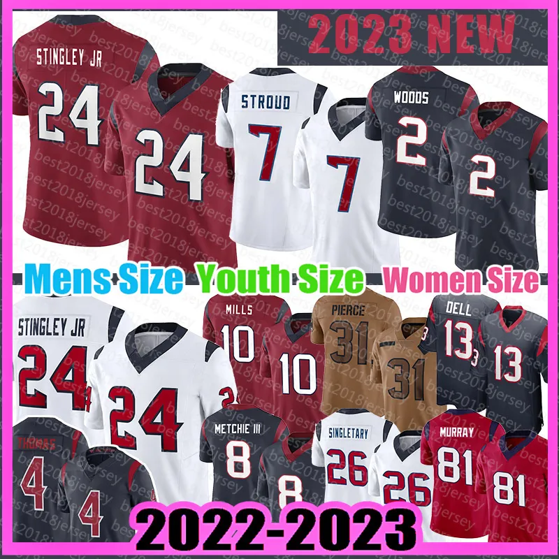 Football Jersey For CJ Stroud, Derek Stingley Jr., Robert Woods, Davis ...