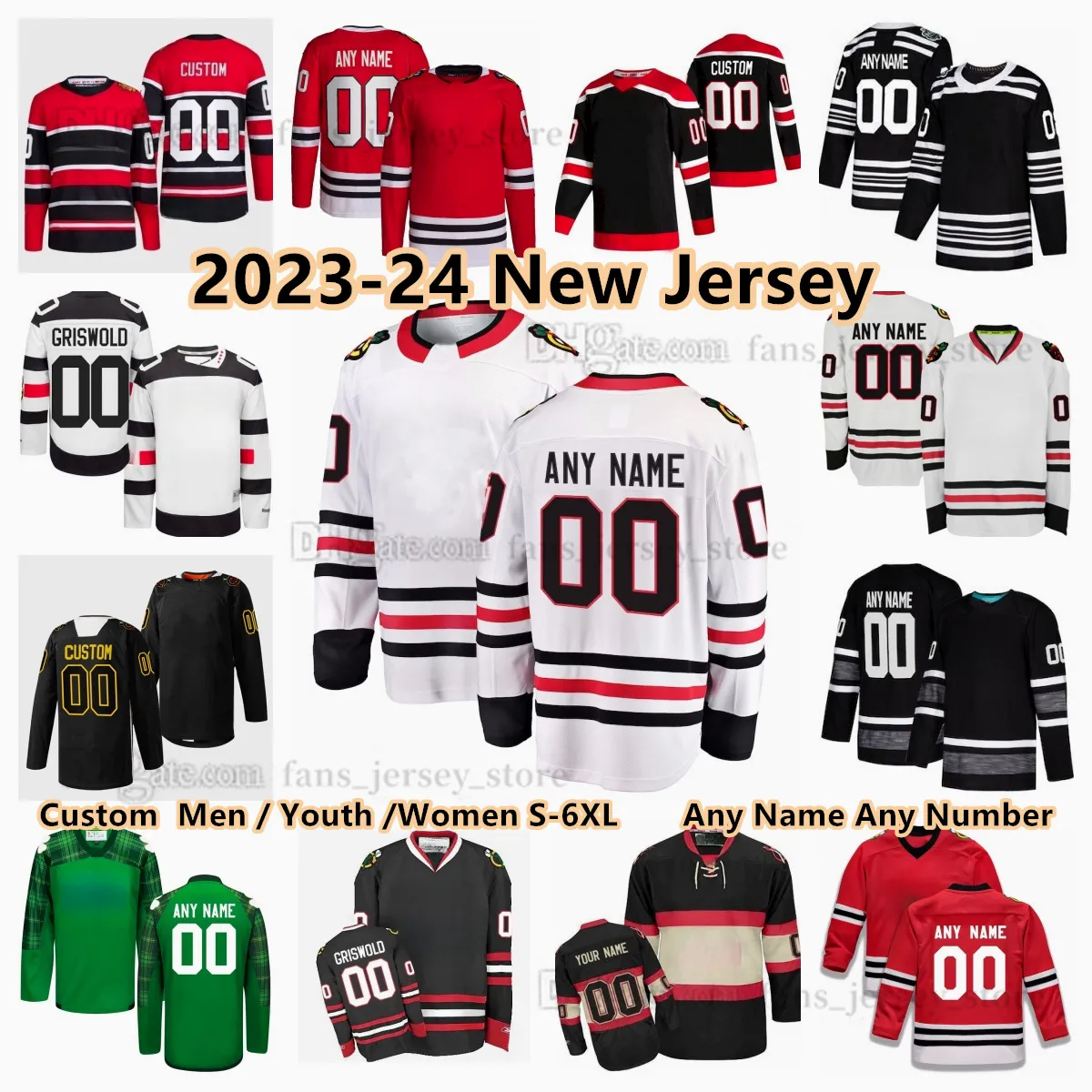 Custom S 6XL 2025 26 Season College Hockey Jersey 19 Jonathan Toews ...