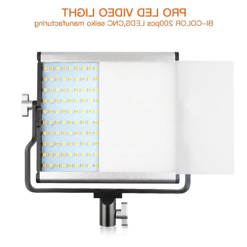 DHgate.com:2-in-1 Bi-color LED Video Light Kit with U Bracket for ...