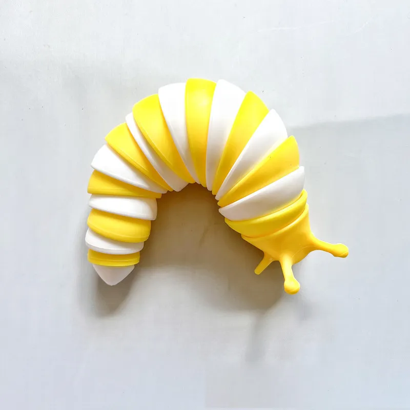 Slinky 3D Printed Slug Stress Relief Toy For Kids And Adults Perfect ...