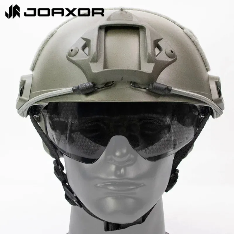 Tactical Helmets JOAXOR FAST Tactical Helmet With Goggles Version Is ...
