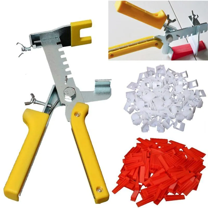Tile Leveling System Kit: 300 Clips, 100 Wedges & Pliers - Precise ...
