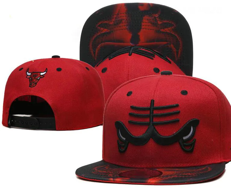 DHgate.com:Unisex Cotton Baseball Caps: Embroidered Bulls Snapback Hats ...