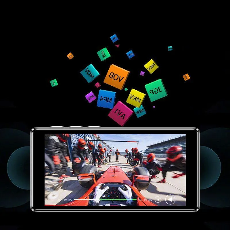 D20 Metal Kindle Fire Mp4 Player With Touch Screen, Ultra Thin 8GB MP3 ...