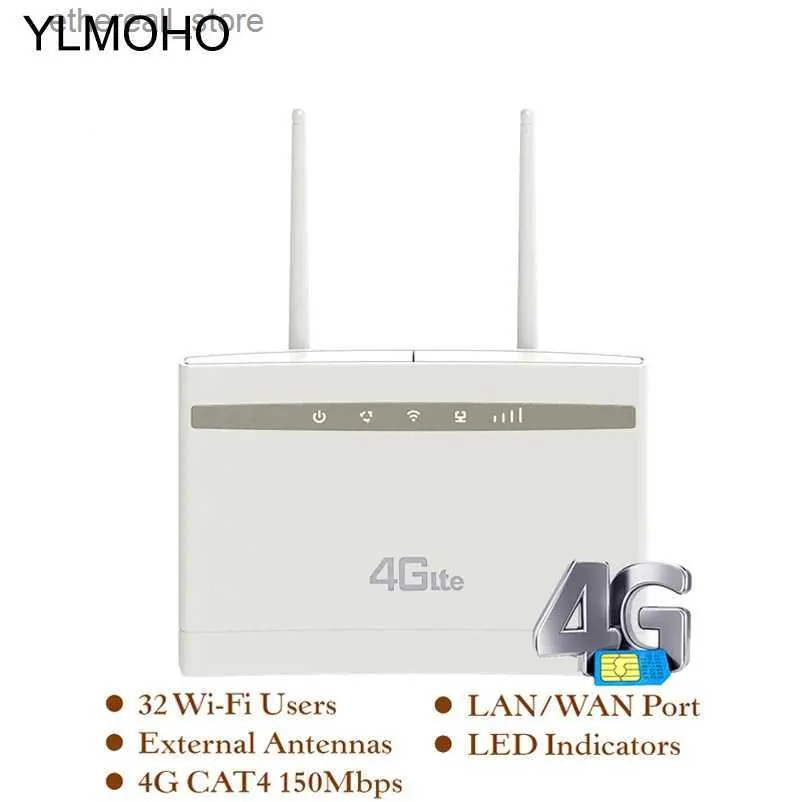 4G LTE CPE Router with SIM Slot, Wireless Wi-Fi Router Gateway, PK B525 ...