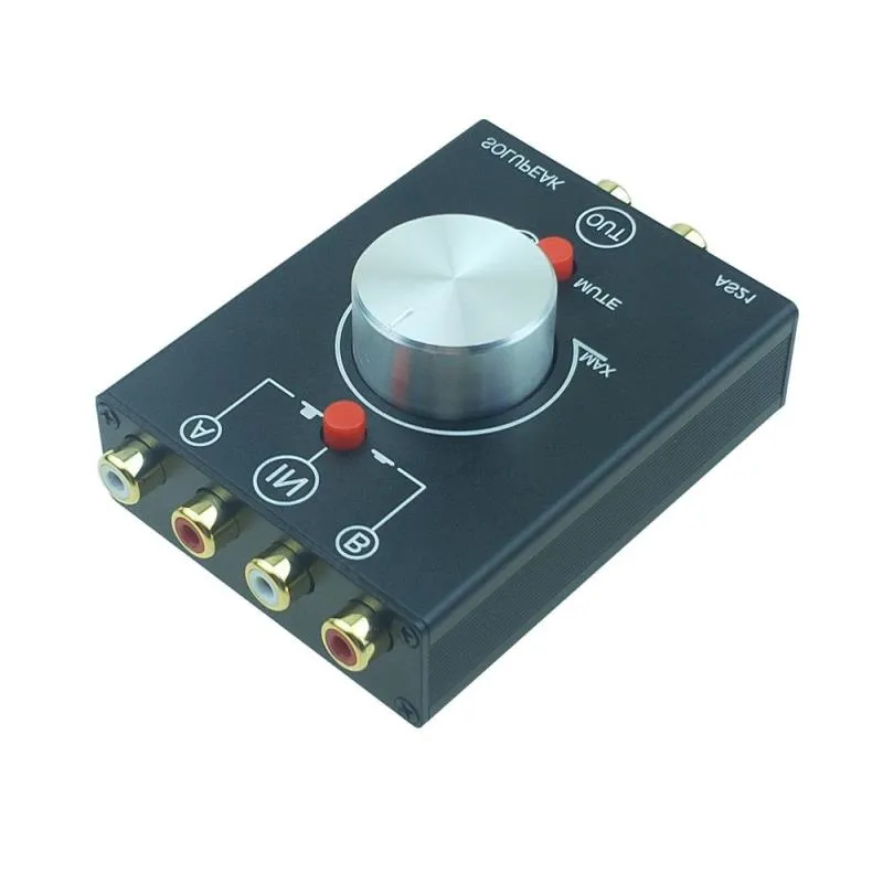 2-in-1 RCA Audio Switcher - HiFi Stereo Input Selector, Audio Source ...