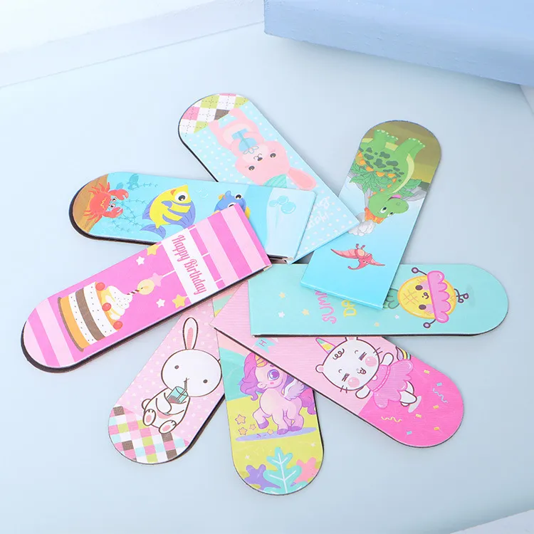 Cute Magnetic Bookmarks - Creative Art Gift for Students! Double-Sided ...