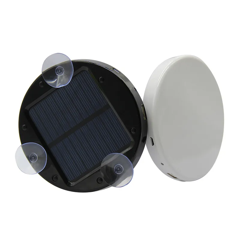 Solar Power Bank Phone Charger Portable Glass Mounted Solar Charger ...