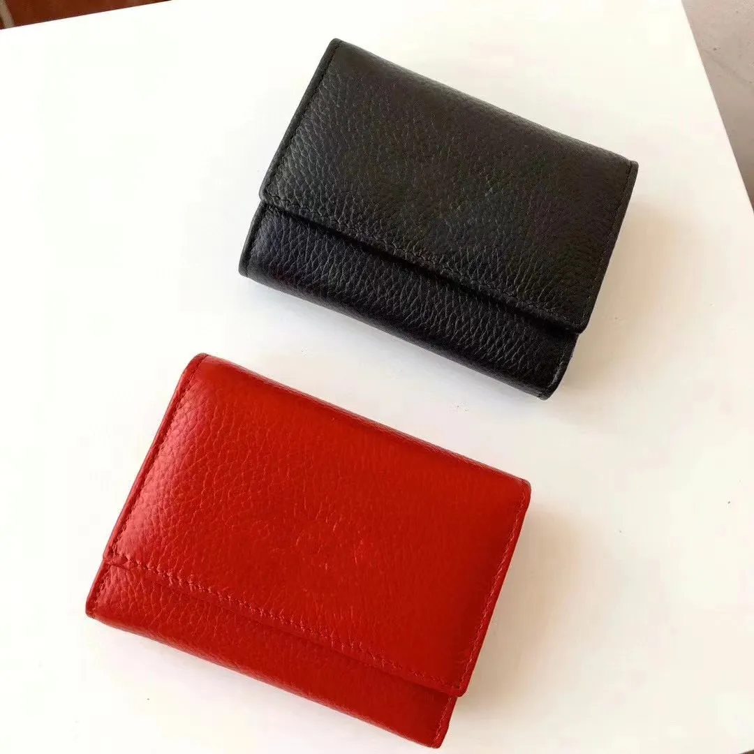 High-Quality Genuine Leather Fashion Coin Purse Credit Card Holder ...