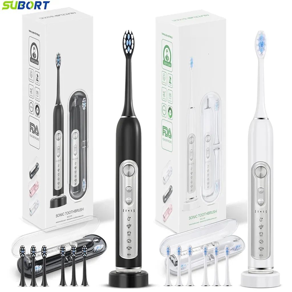 Toothbrush SUBORT Super Sonic Electric Toothbrushes For Adults Kid ...